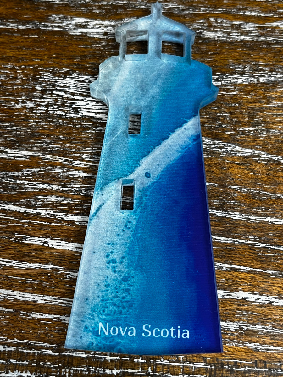 Ocean Acrylic Lighthouse Magnet – Trainyard Store