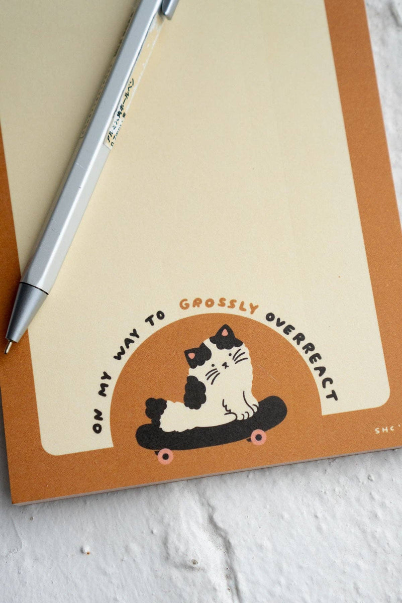 Overreact Notepad – Trainyard Store