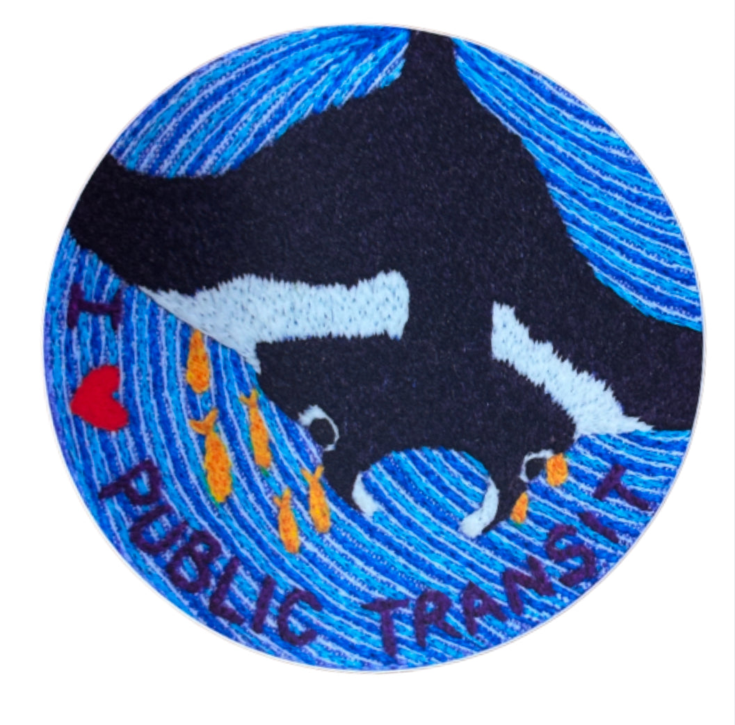 I Love Public Transit Sticker – Trainyard Store