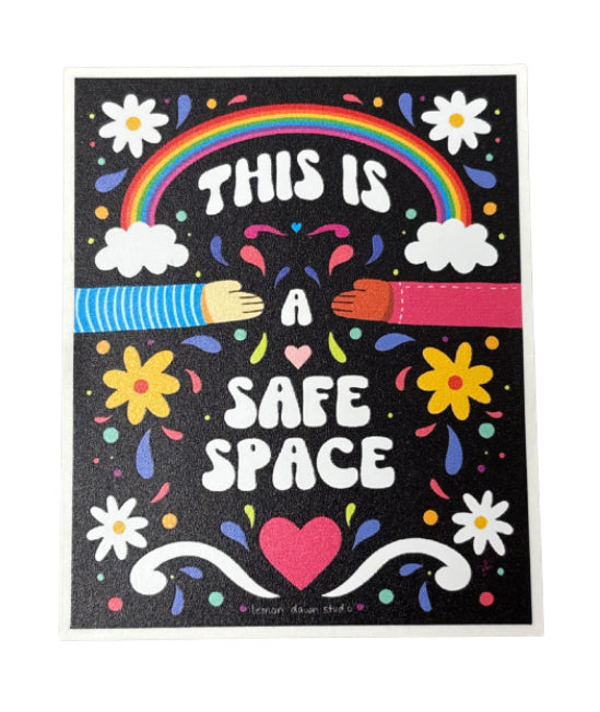 This is a Safe Space Sticker – Trainyard Store