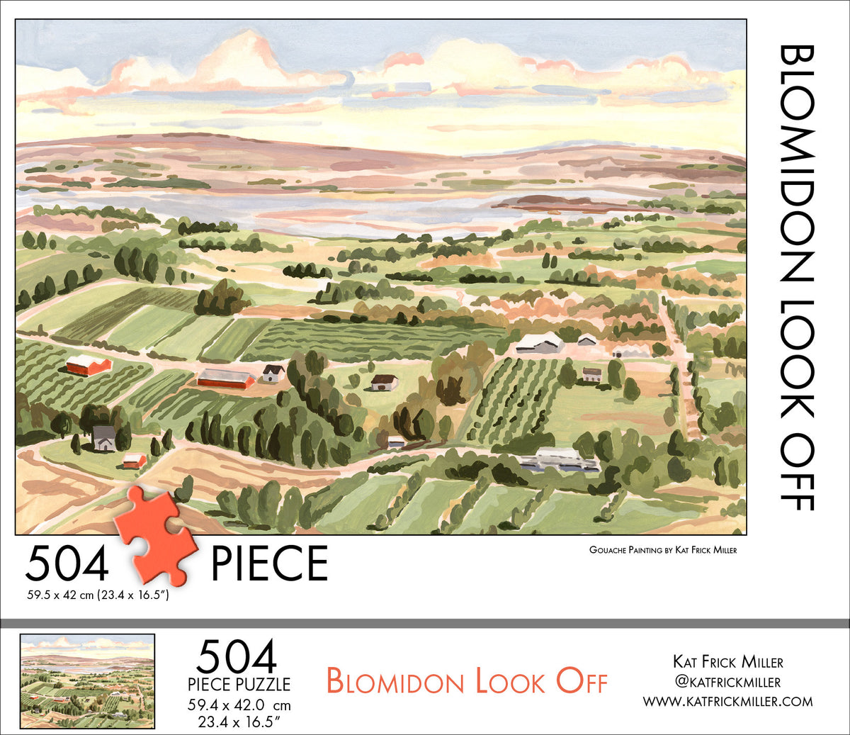 Blomidon Look Off 504 Piece Puzzle – Trainyard Store