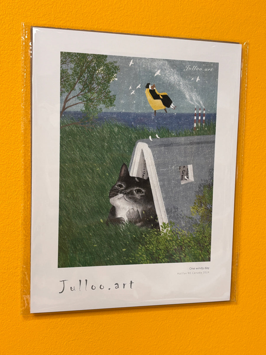 Art Print - One windy day – Trainyard Store