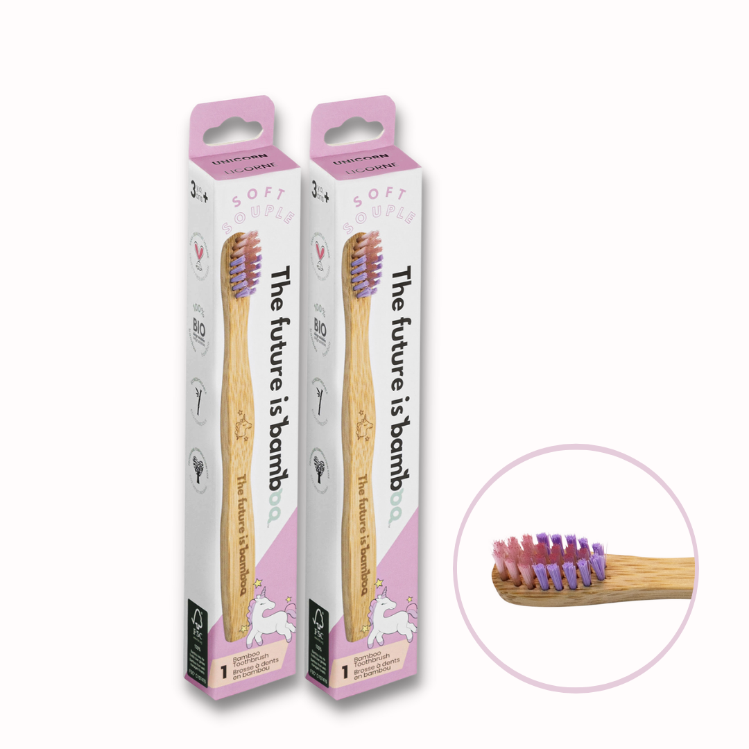Unicorn Kids Bamboo Toothbrush – Trainyard Store